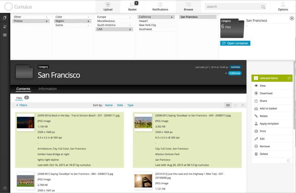 Canto Cumulus DAM Solutions - Nextware (Los Angeles)